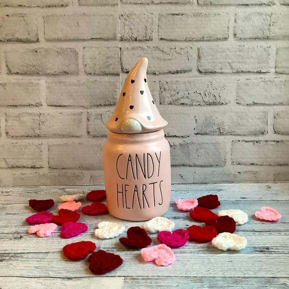 Rae Dunn | Holiday | Rae Dunn Candy Hearts Gnome Canister | Poshmark
